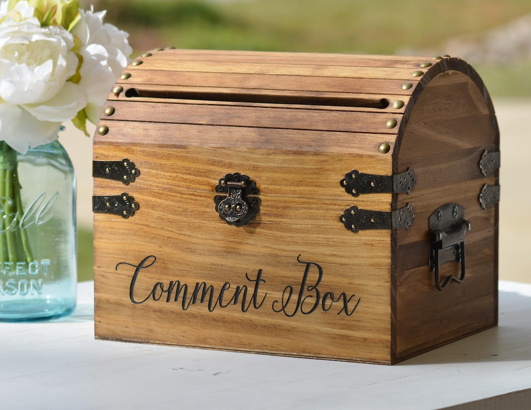 Comment Box, Guest Comment Box, Suggestion Box, Church Offering Box ...