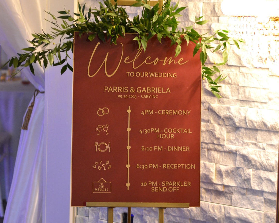 Wedding Timeline Wedding Day Timeline Day of Wedding Timeline Wedding ...