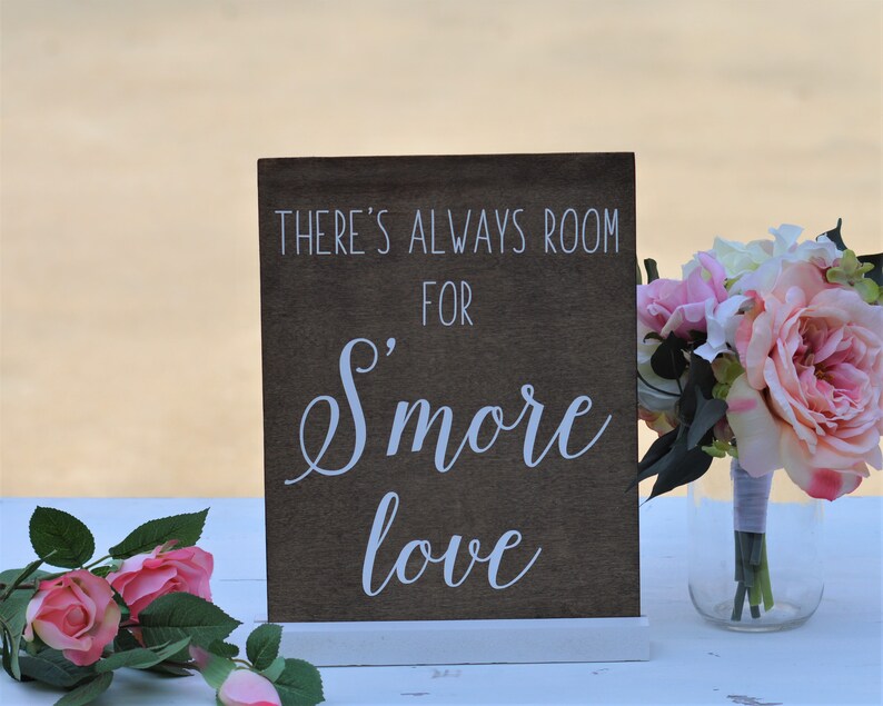 Smores Bar Sign Wooden Wedding Sign for Reception S'mores Bar Smore ...