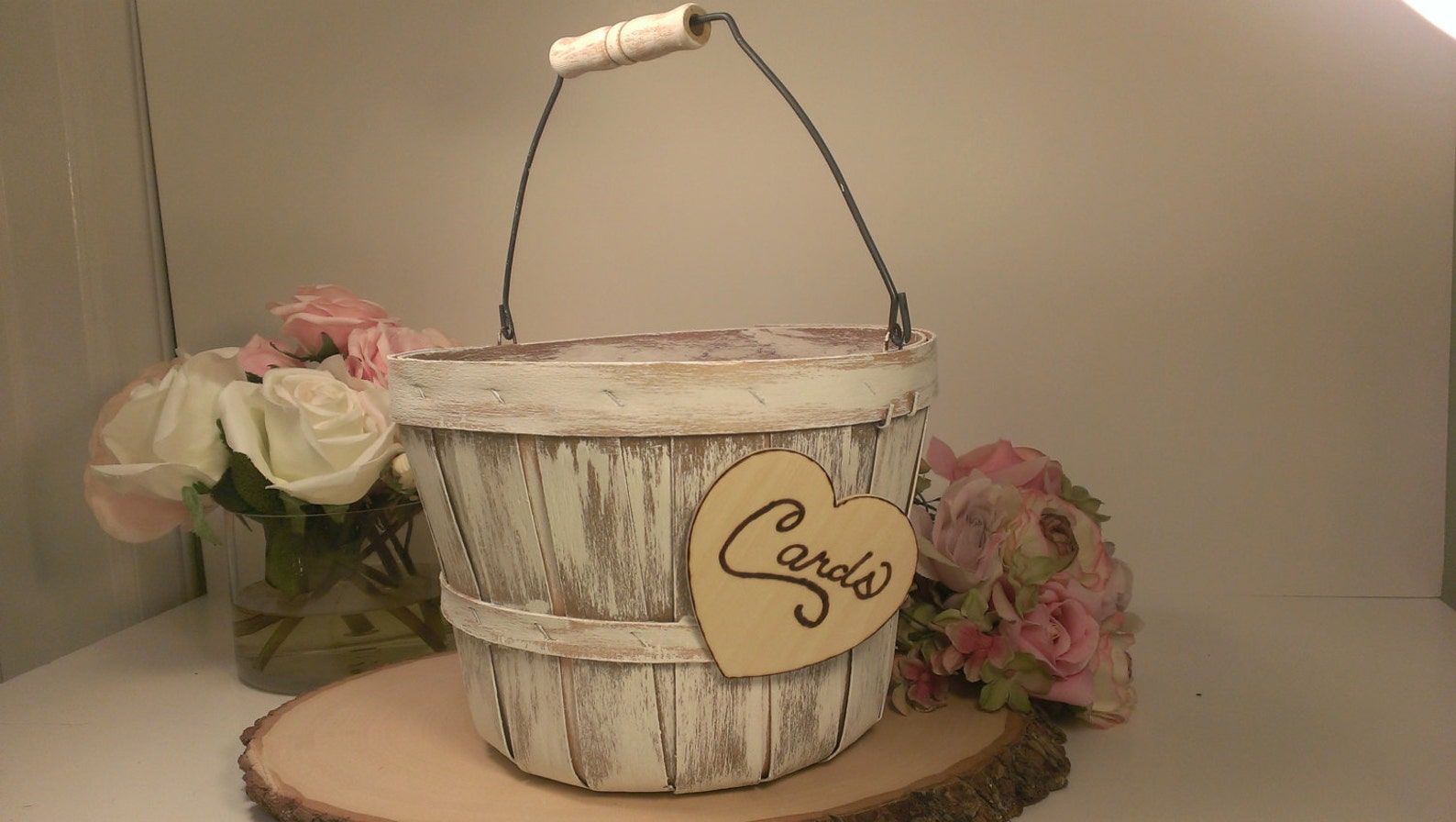 Rustic Card Basket, Country Wedding Basket, Rustic Wedding Card Holder ...