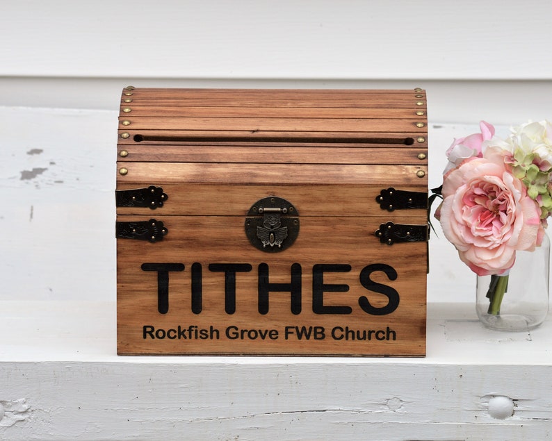 Church Offering Box, Tithe Box, Church Collection Box With Lock Option ...