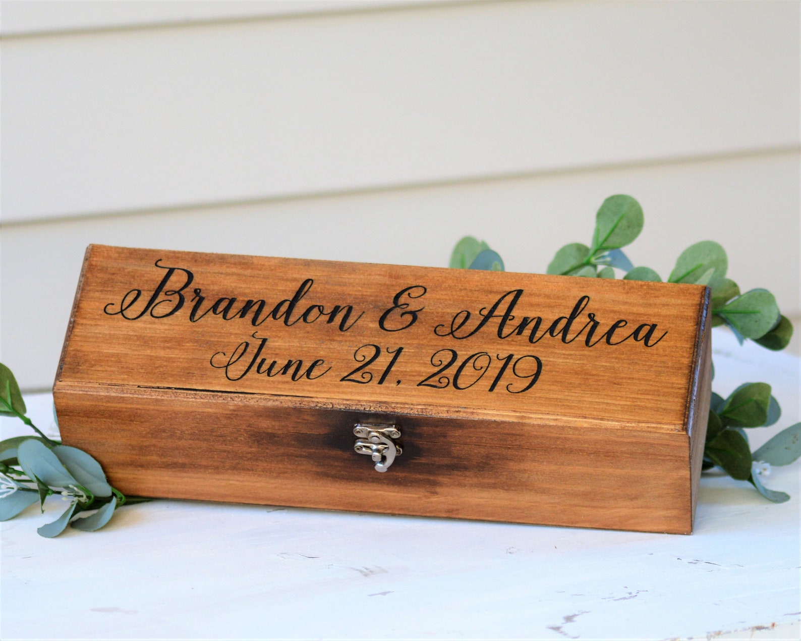 Personalized Wine Box Wedding Wine Box Ceremony Wine Bottle - Etsy