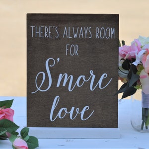 Smores Bar Sign Wooden Wedding Sign for Reception S'mores Bar Smore ...
