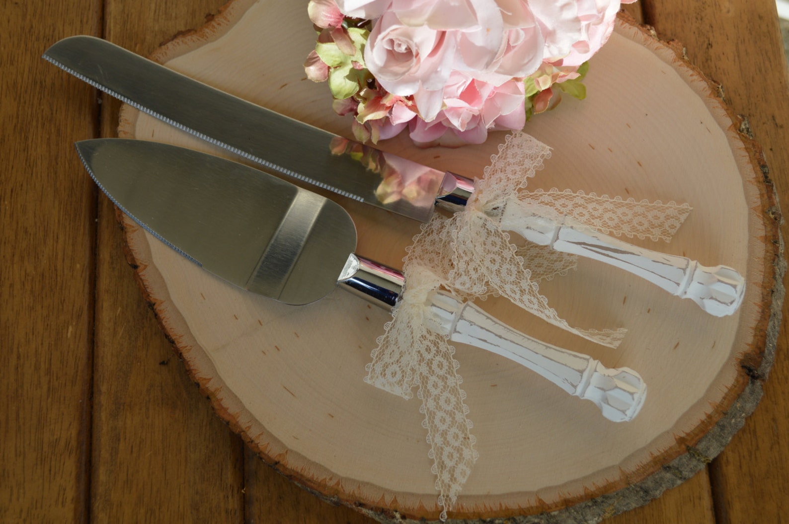 Shabby Chic Cake Knife Vintage Wedding Cake Knife Rustic - Etsy
