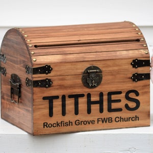 Church Offering Box, Tithe Box, Church Collection Box With Lock Option ...