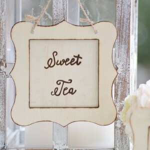 Tea Sign, Signature Drink Sign, Beverage Sign, Wedding Buffet Sign ...