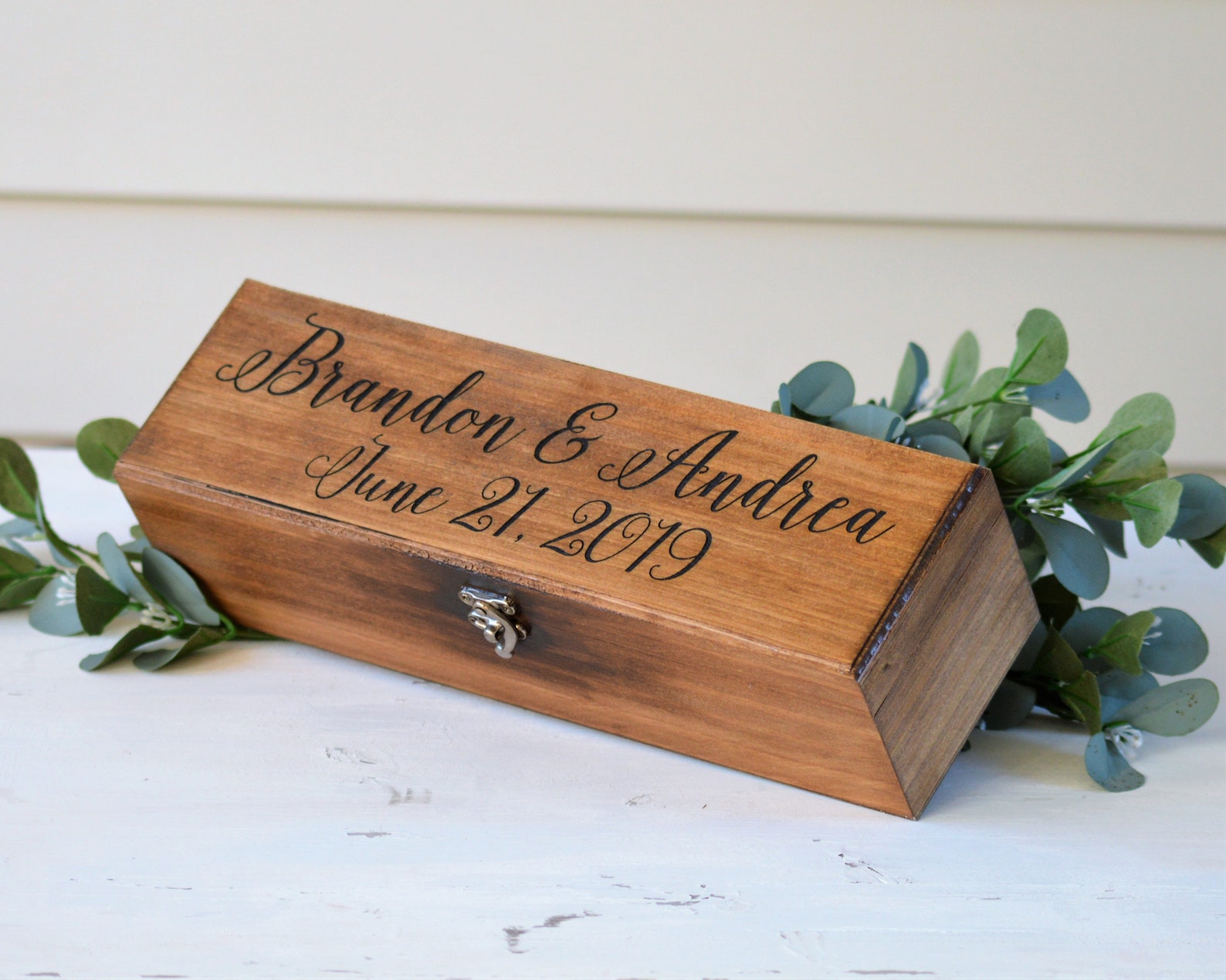 Personalized Wine Box Wedding Wine Box Ceremony Wine Bottle - Etsy