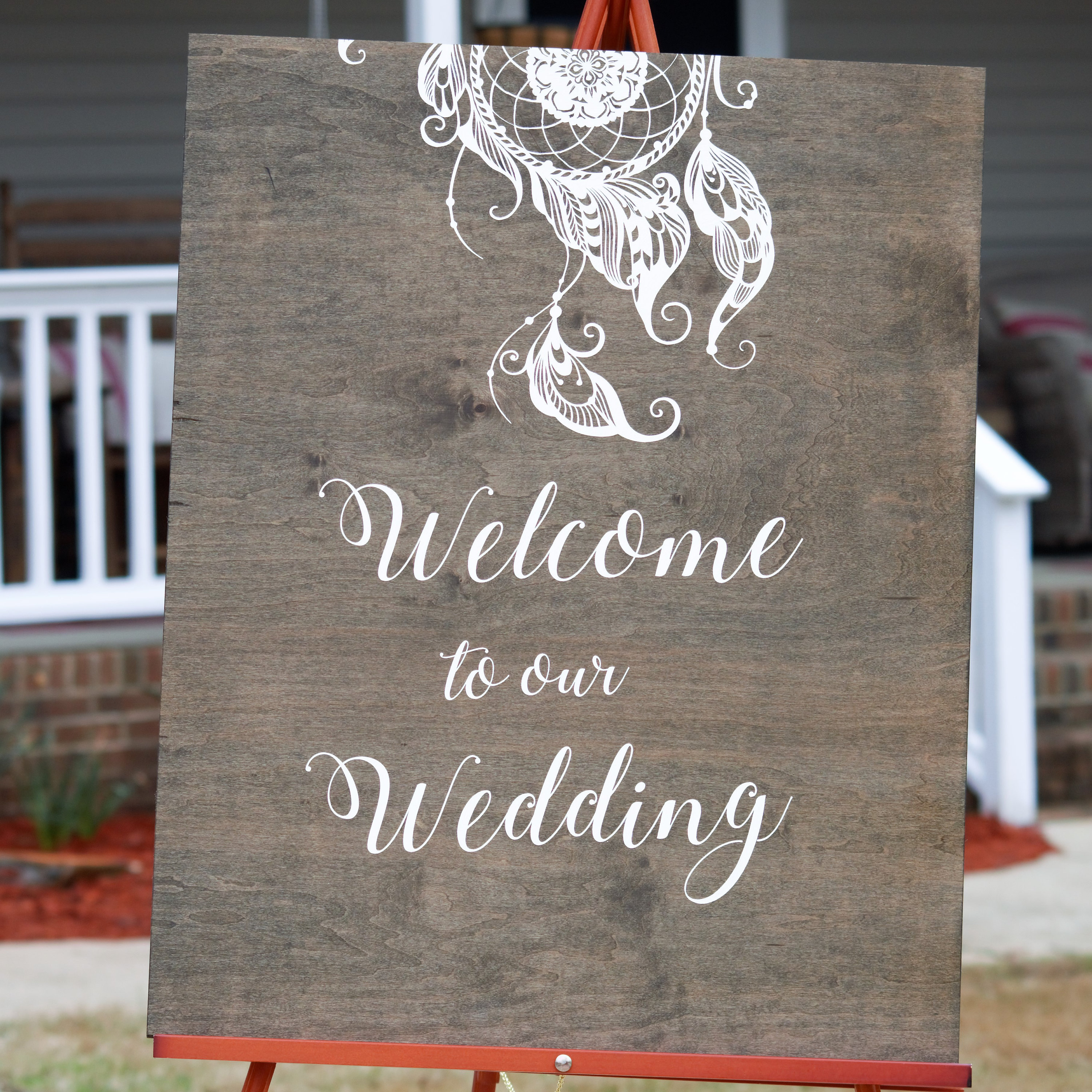 Boho Wedding Welcome Sign Ideas, Welcome to Our Wedding, Rustic Wedding ...