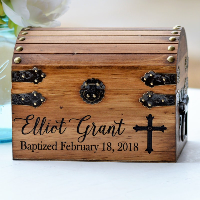Christening Trunk Box - Etsy