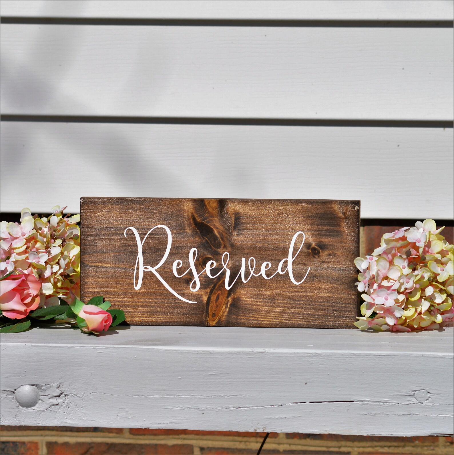 Reserved Table Sign Rustic Wedding Signs Reserved Sign Wedding | Etsy