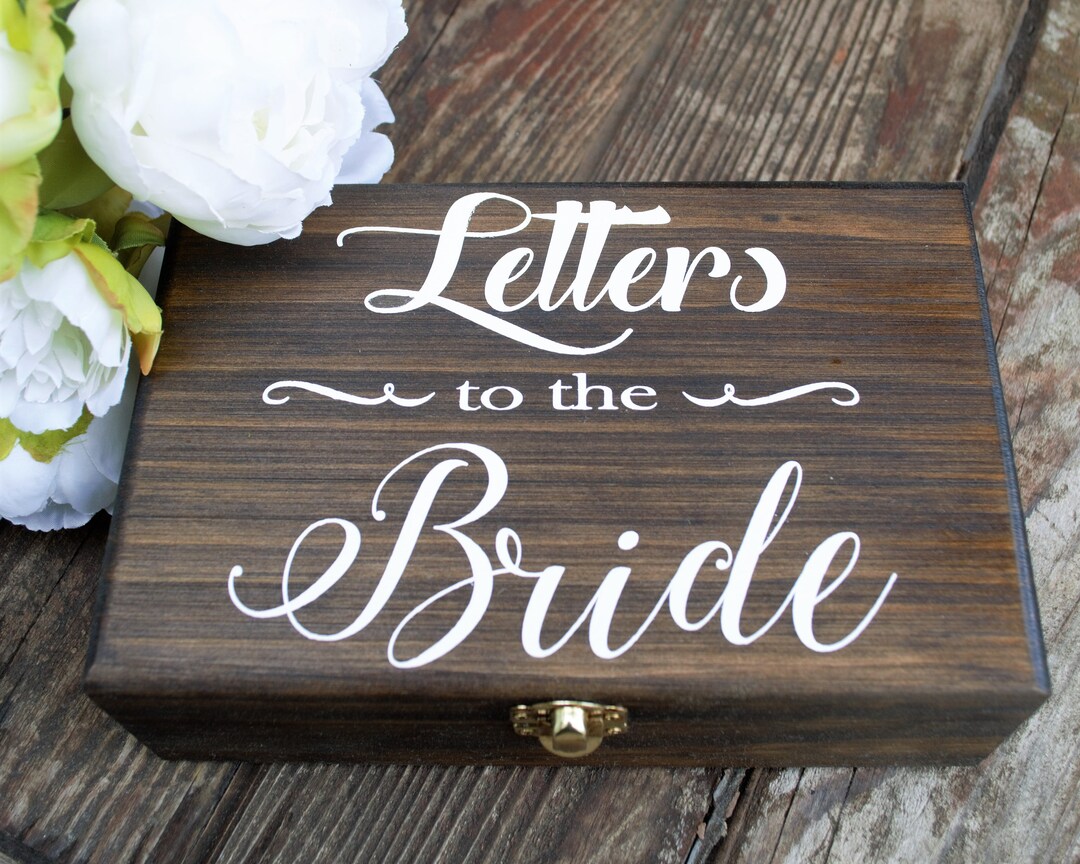 Love Letters to the Bride Bridal Shower Gift Advice to the Bride Box ...