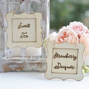 Tea Sign, Signature Drink Sign, Beverage Sign, Wedding Buffet Sign ...