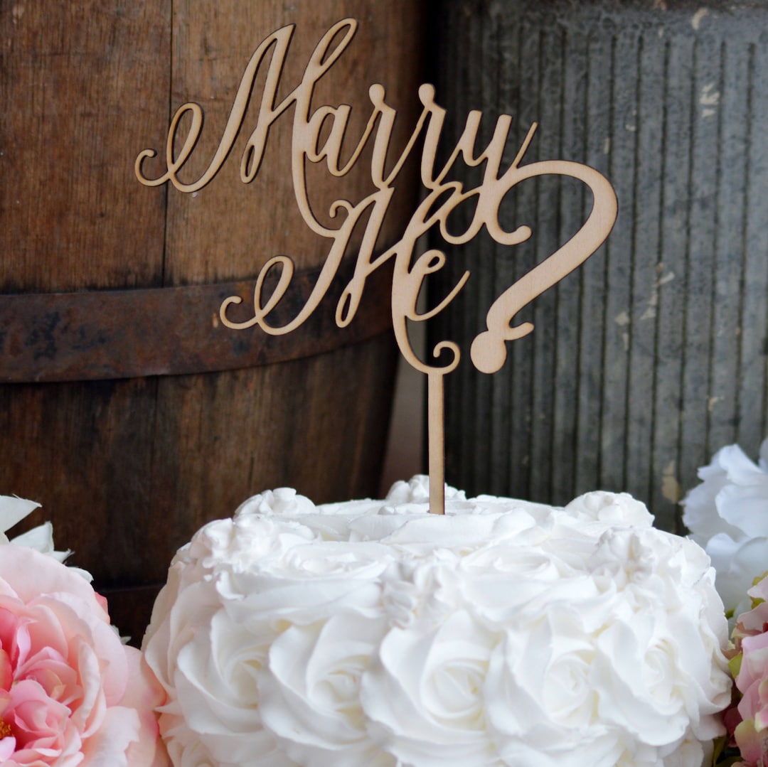 Will You Marry Me Proposal Ideas, Marry Me Cake Topper, Unique Proposal ...