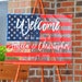 Military Wedding Welcome Sign Clear Acrylic Wedding Sign - Etsy