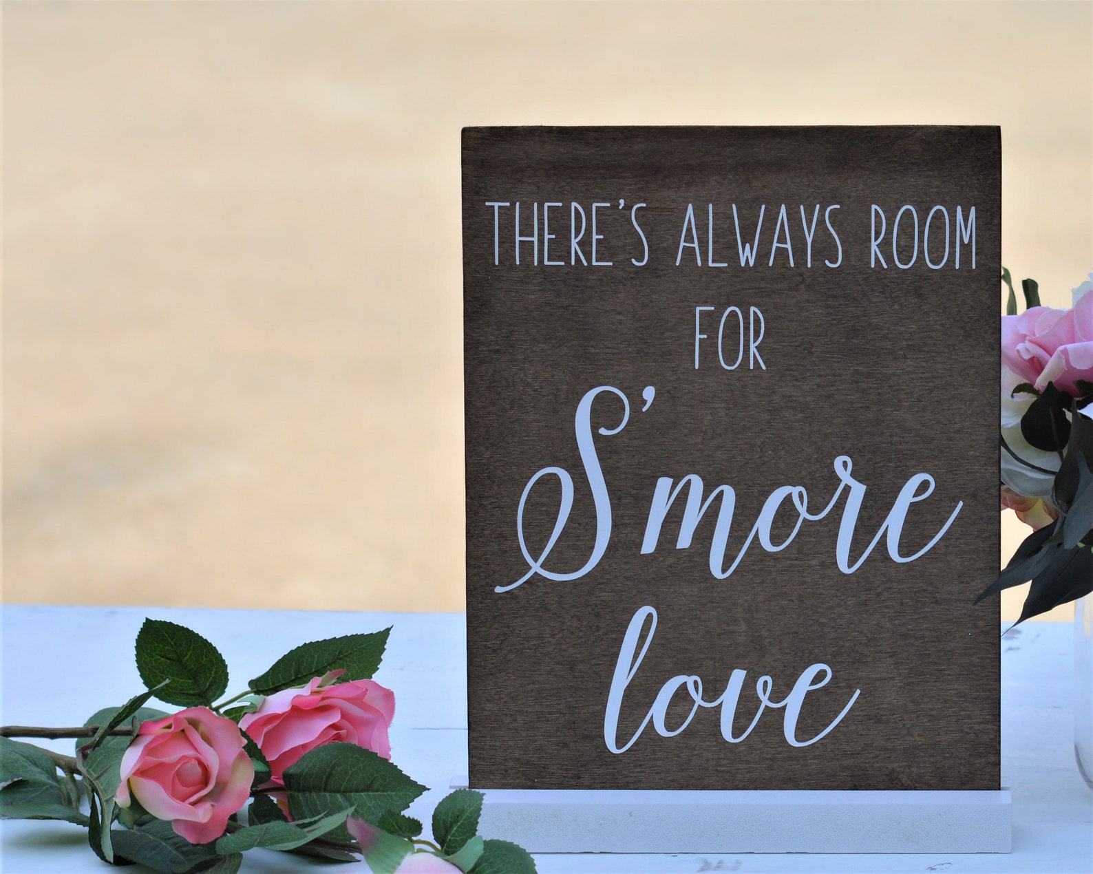 Smores Bar Sign Wooden Wedding Sign for Reception S'mores Bar Smore ...