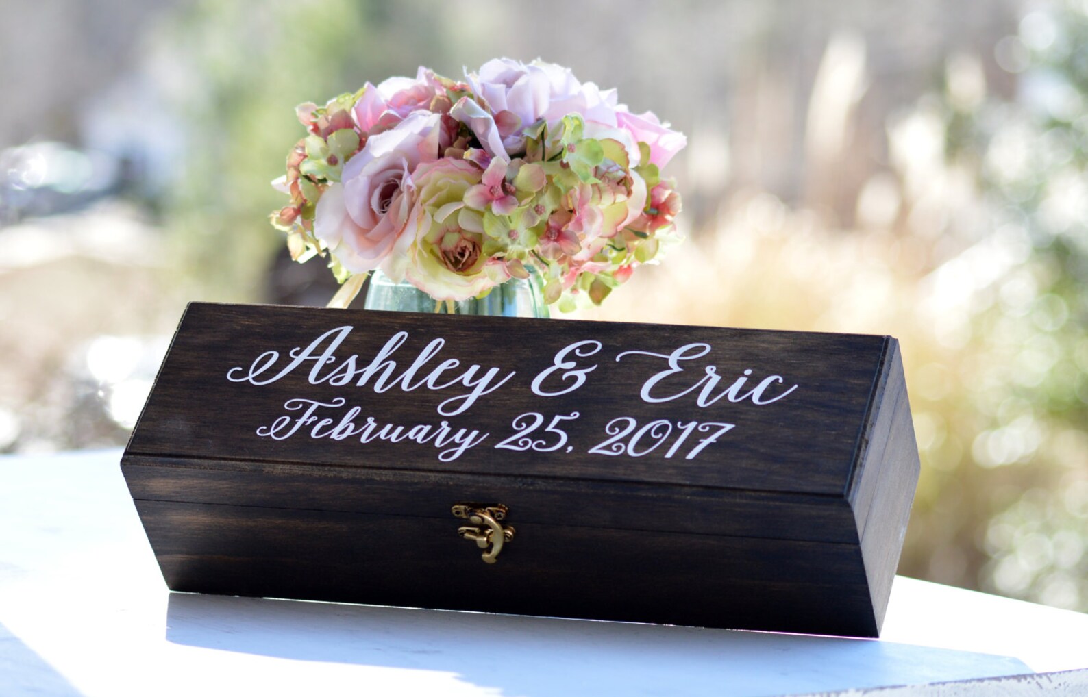 Personalized Wine Box Wedding Wine Box Ceremony Wine Bottle | Etsy