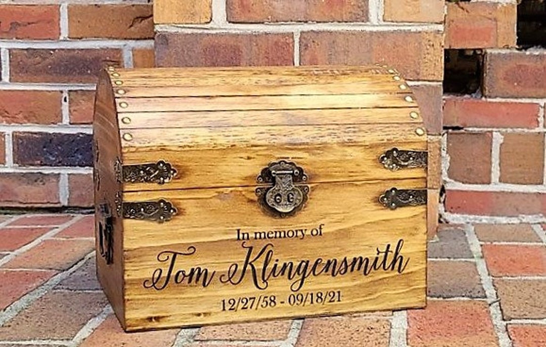 Celebration of Life Keepsake Box in Loving Memory Card Box Memorial ...