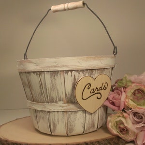 Rustic Card Basket, Country Wedding Basket, Rustic Wedding Card Holder ...