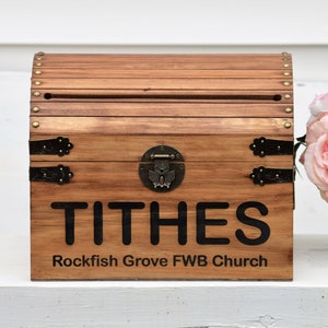 Church Offering Box, Tithe Box, Church Collection Box With Lock Option ...