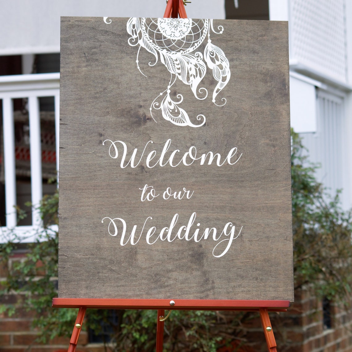 Boho Wedding Welcome Sign Ideas Welcome To Our Wedding | Etsy