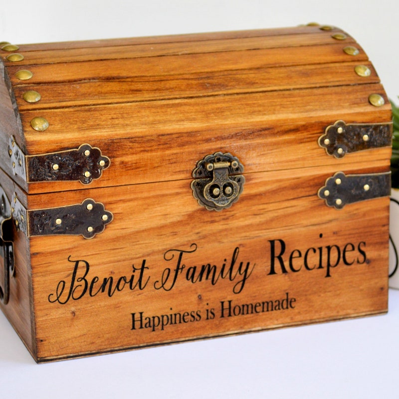 Rustic Recipe Box - Etsy