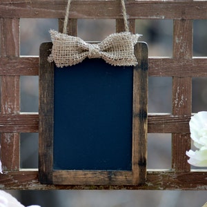 Rustic Chalkboard, Shabby Chic Chalkboard, Burlap Wedding Chalk Board ...
