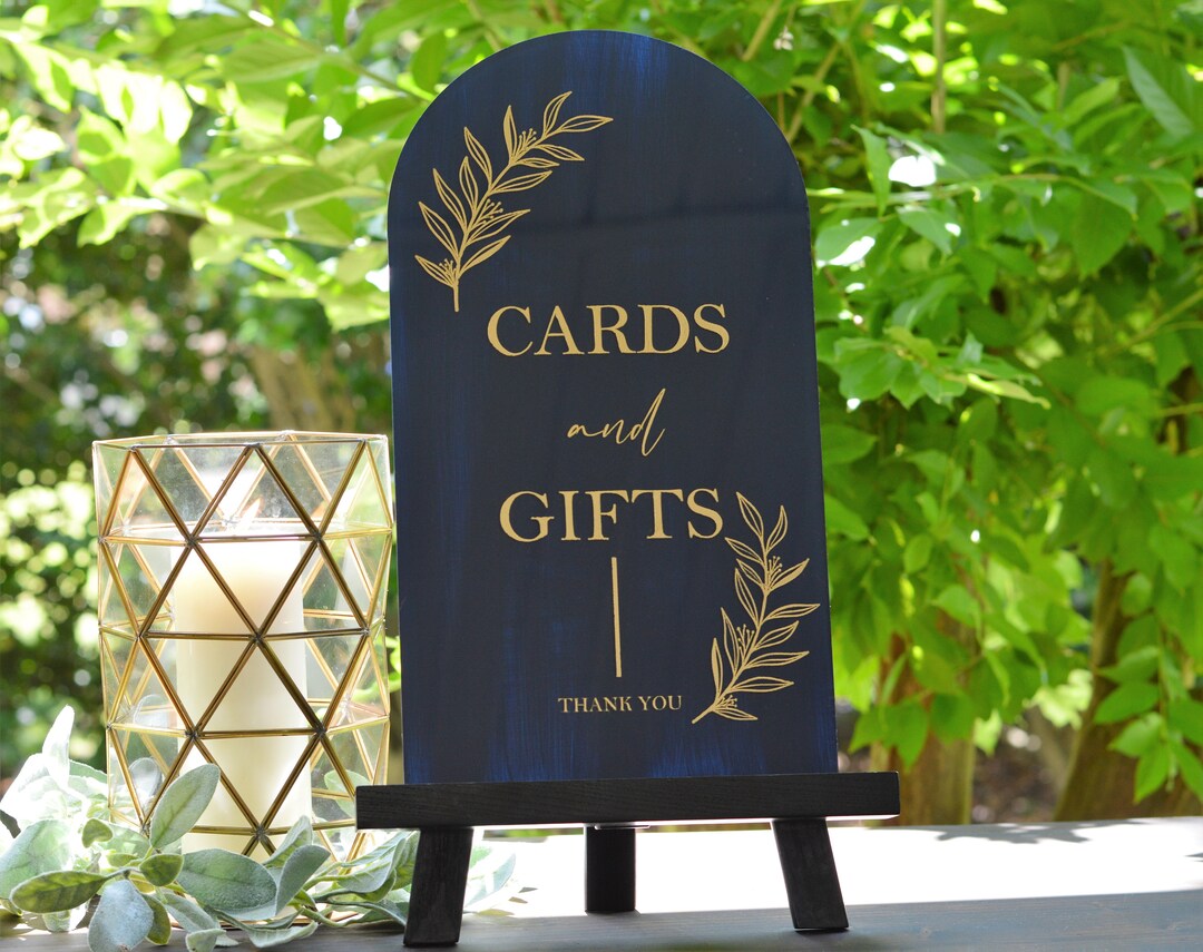 Acrylic Wedding Sign Wedding Gift Table Sign Wedding Cards Sign Cards ...