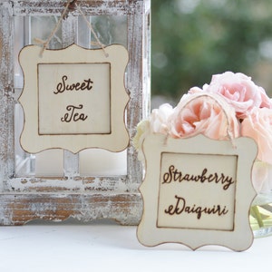 Tea Sign, Signature Drink Sign, Beverage Sign, Wedding Buffet Sign ...