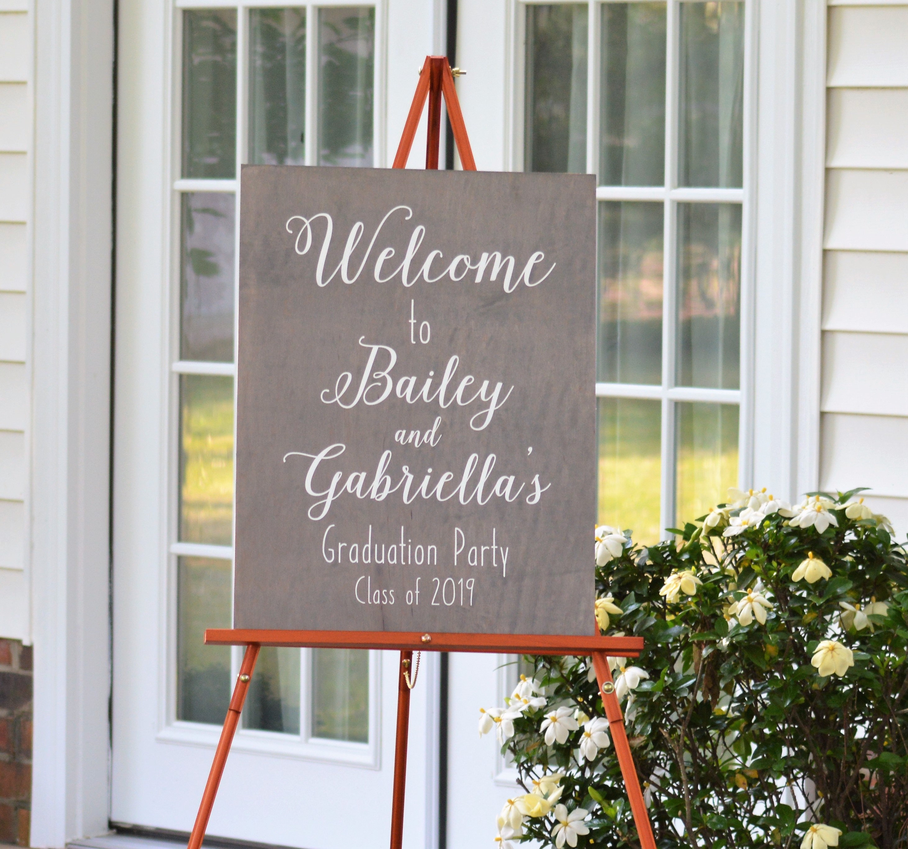 Graduation Party Decorations Class of 2019 Personalized Graduation Sign ...
