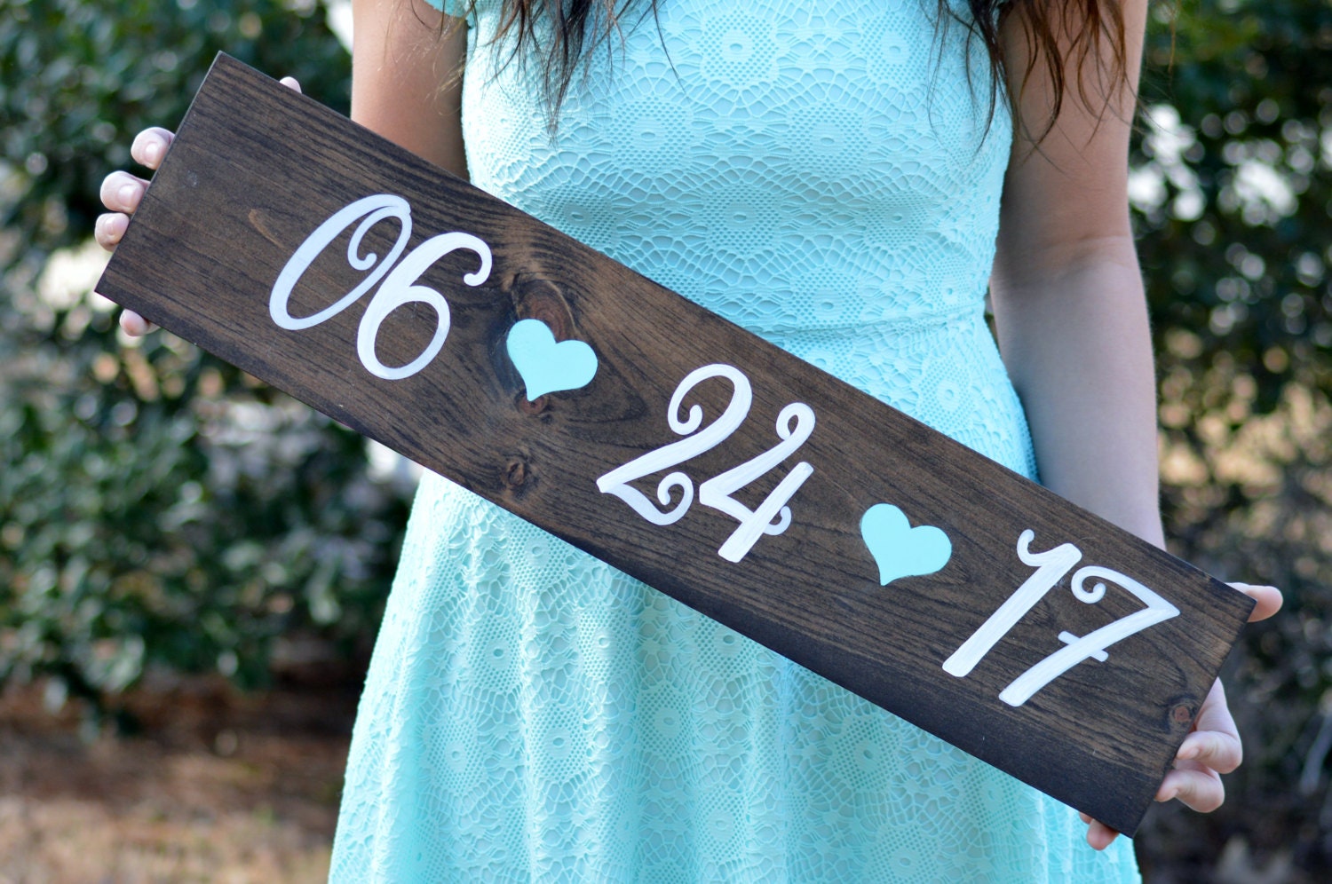 Save The Date Sign Wooden Engagement Photo Shoot Prop | Etsy