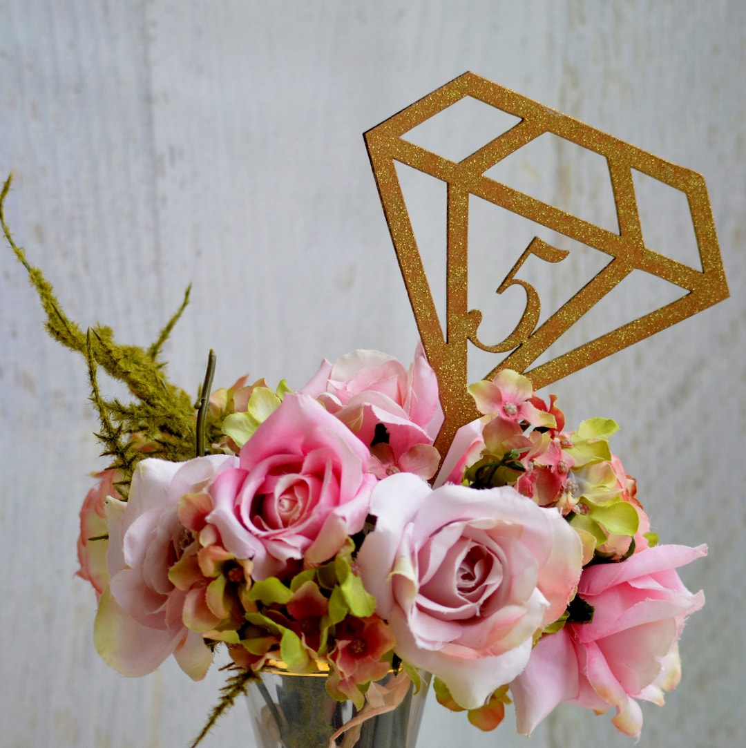Engagement Table Numbers, Diamond Shaped Table Numbers, Geo Wedding ...