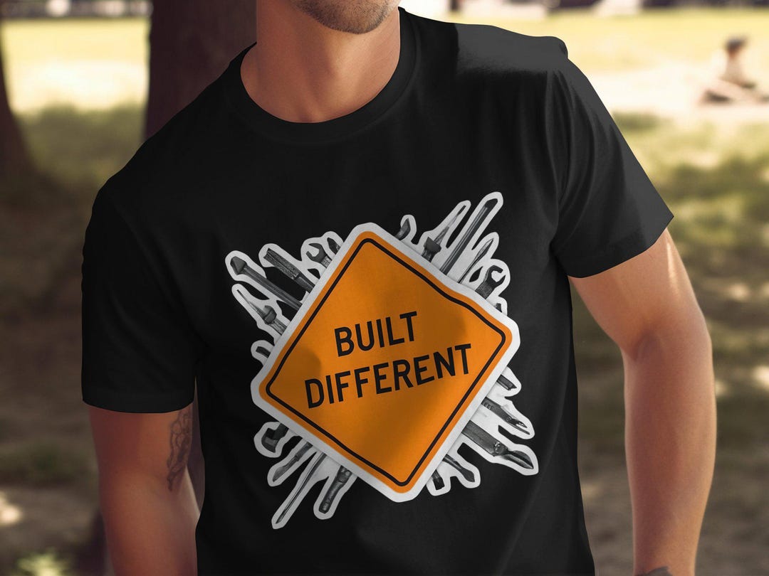 Built Different SVG, Construction Worker, Hard Hat Clipart, Toolbox ...
