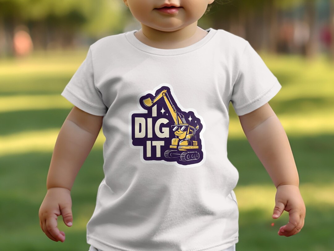 I Dig It SVG, Excavator Clipart, Bulldozer, Construction Shirt, Digger ...