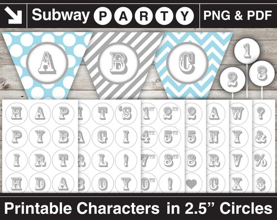 Printable Grey Alphabet Letters & Numbers in 2.5 | Etsy