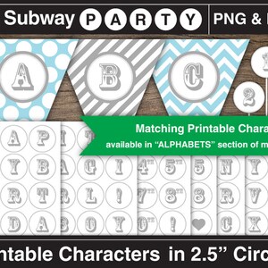 Baby Blue and Grey Chevron, Polka Dots, Stripes & Gingham Digital ...