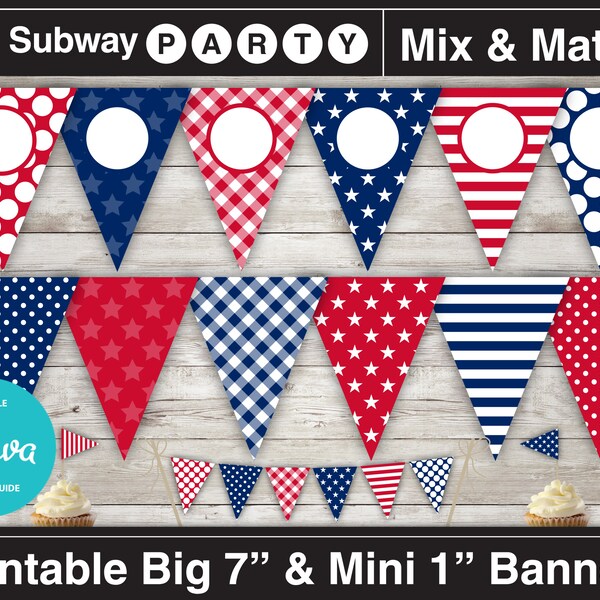 4th of July Bunting - Etsy