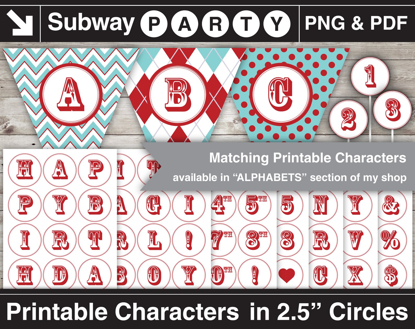 Printable Sock Monkey Birthday Party Banner & Mini Cake Bunting. Taupe ...