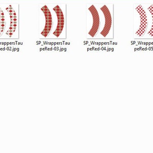 Printable Sock Monkey Taupe Red Cupcake Wrappers in 6 Patterns: Chevron ...