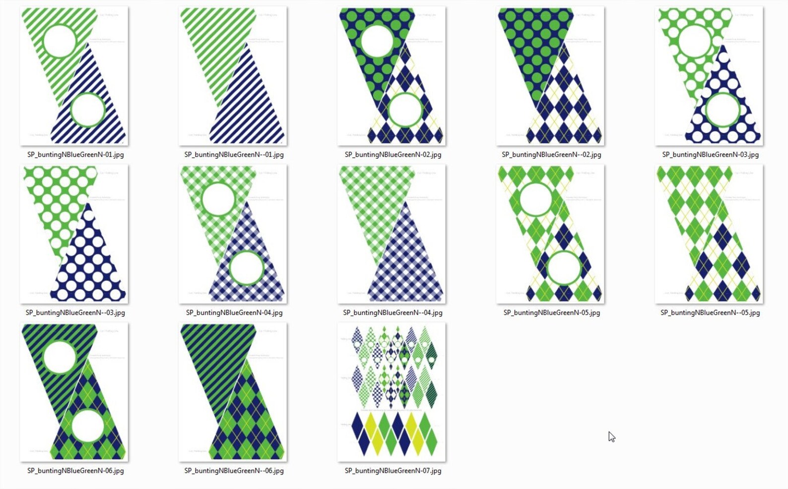 Printable Golf Party Banner and Mini Cake Bunting. Navy Blue | Etsy