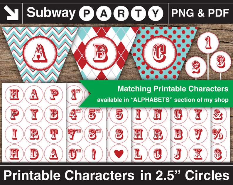 Two-tone Aqua Blue and Red Chevron, Argyle and Polka Dots Digital ...