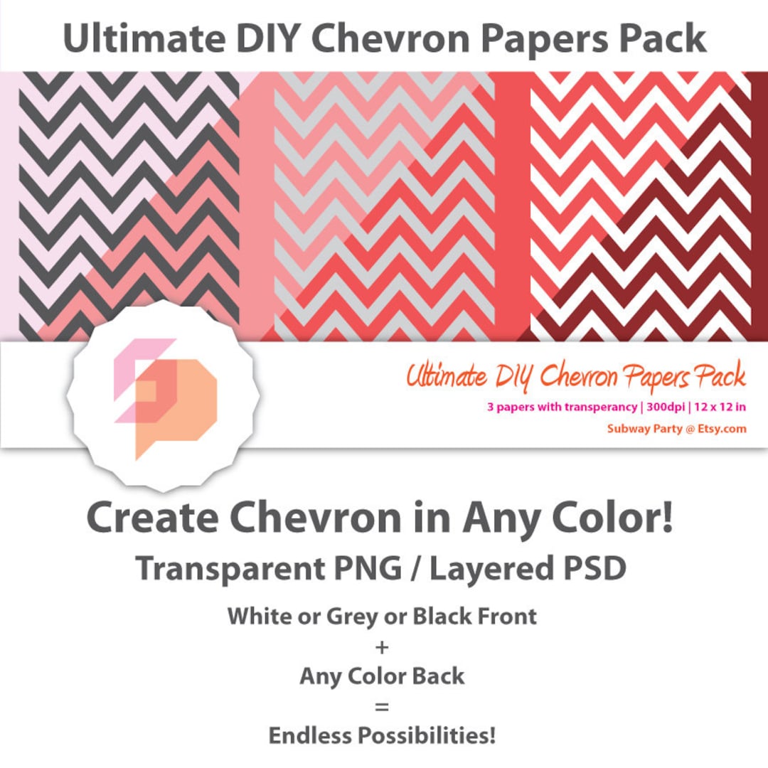 Chevron Overlay for Canva or Insta Background, Digital Papers. White ...