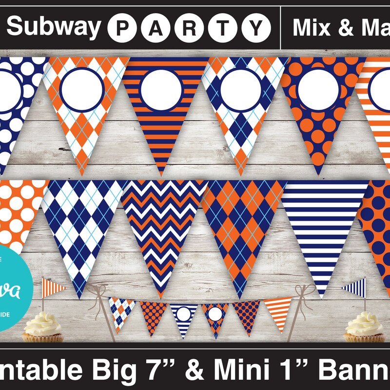 Orange Bunting - Etsy