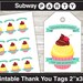 Printable Cupcake Party Thank You Tags / Favor Bag Labels. Thanks for ...