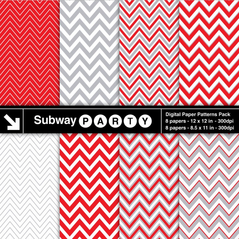 Gray Chevron Pattern - Etsy