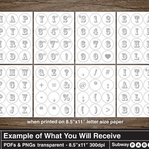 Printable Grey Alphabet Letters & Numbers in 2.5 | Etsy