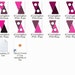 Hot Pink and Black Printable Party Banner & Mini Cake Bunting ...