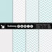 Sock Monkey Digital Paper Pack in Blue, Aqua, Red & Brown Chevron ...