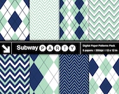 Pastel Aqua and Coral Orange Printable Banner and Mini Cake Bunting ...