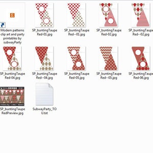 Printable Sock Monkey Birthday Party Banner & Mini Cake Bunting. Taupe ...