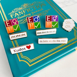 Fanfiction Enamel Pins - Etsy